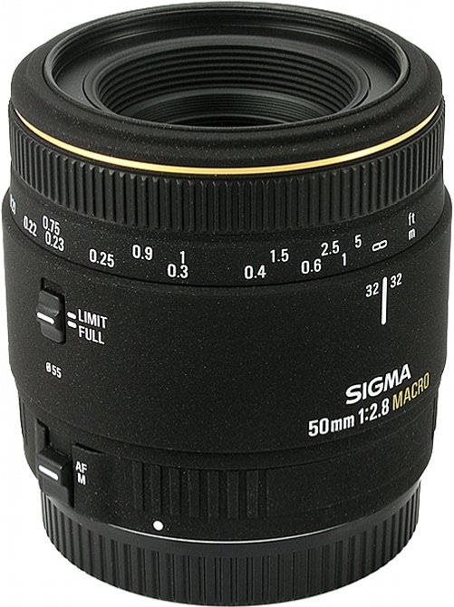 Sigma 50 mm 2.8 EX DG Macro Datenblatt