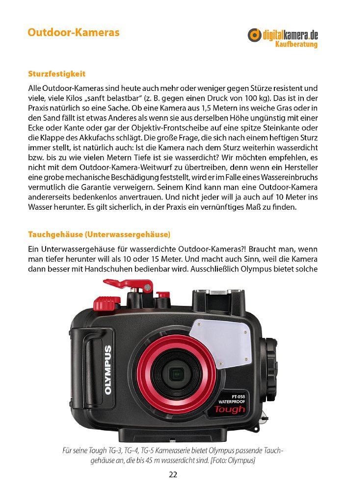 digitalkamera.de "Kaufberatung Outdoor-Kameras" überarbeitet ...