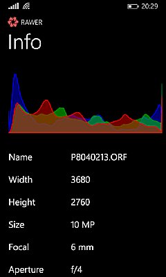 Rawer App ermöglicht Raw-Bildbearbeitung auf Lumia Smartphones
