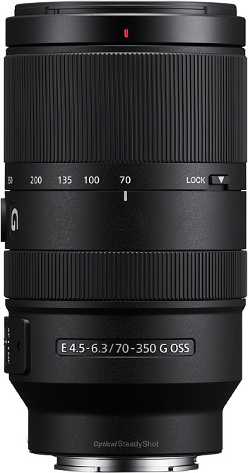 Sony E 70-350 mm F4.5-6.3 G OSS (SEL70350G) Datenblatt